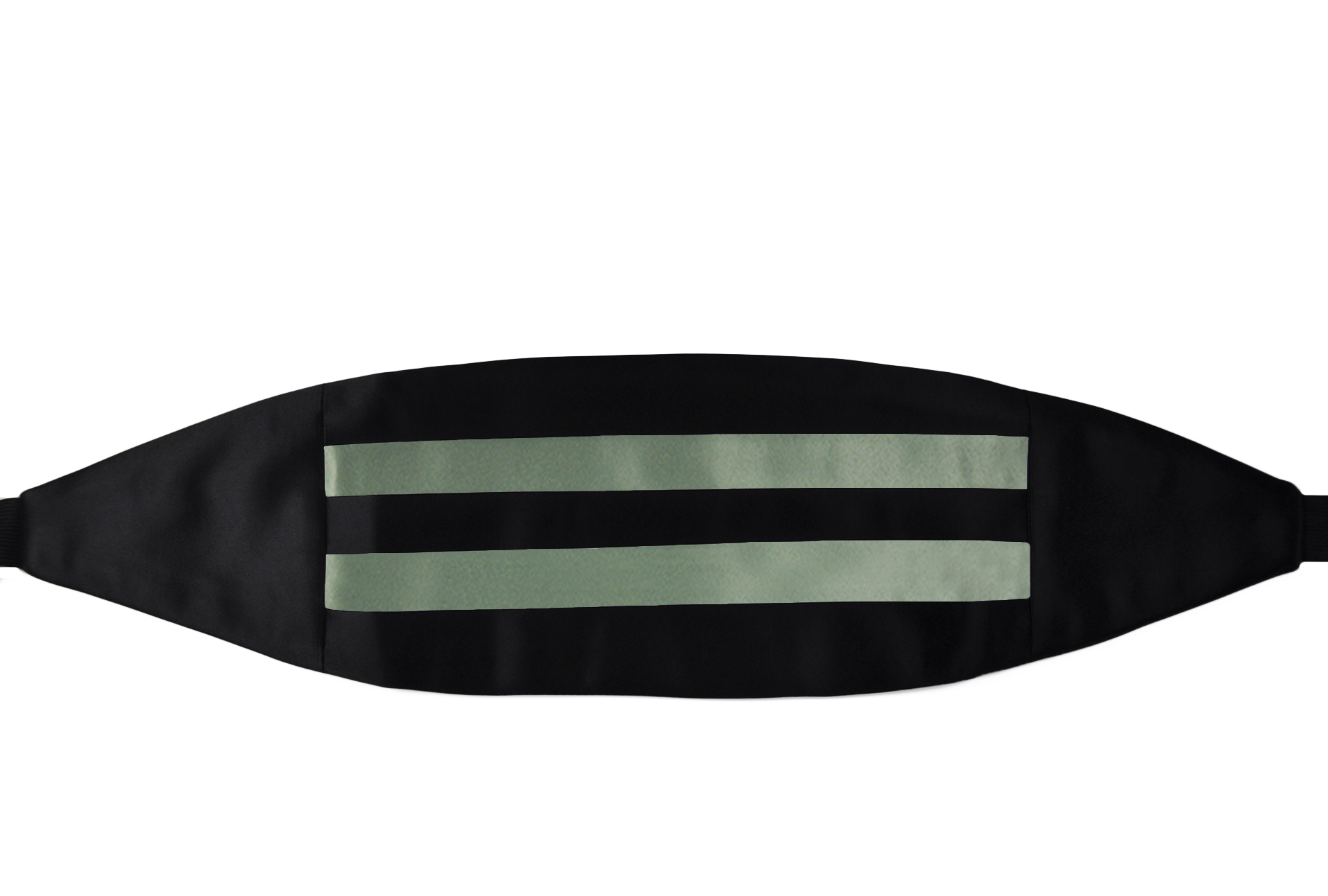 Black and Sage Green Cummerbund - Formal Tailor