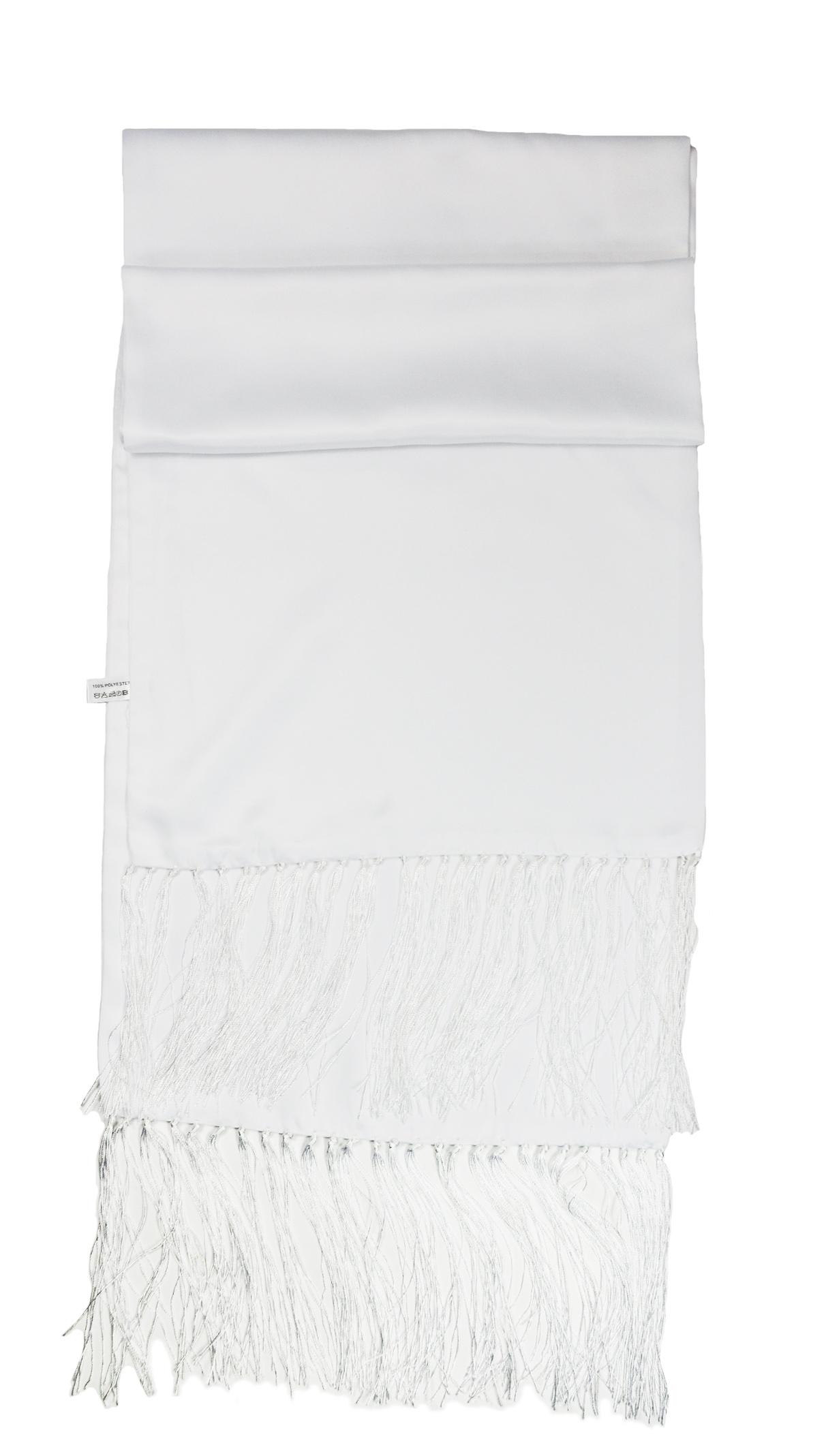 White Silk Dress Scarf - Formal Tailor