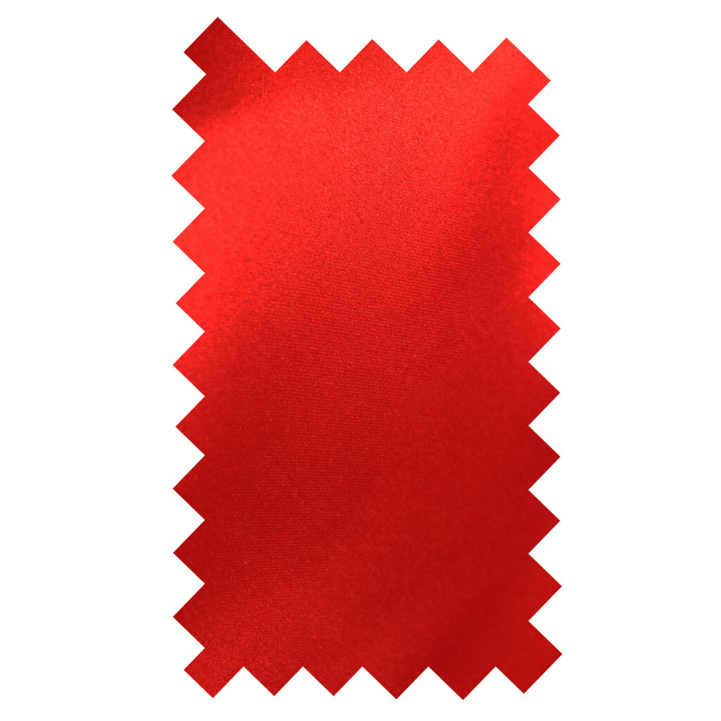 Scarlet Red Satin Swatch - Formal Tailor