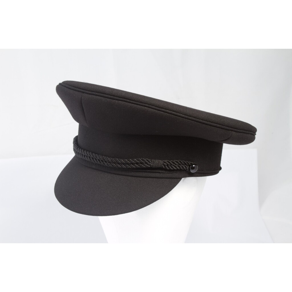 Christie's Black Chauffeurs Hat With Rope. - Formal Tailor