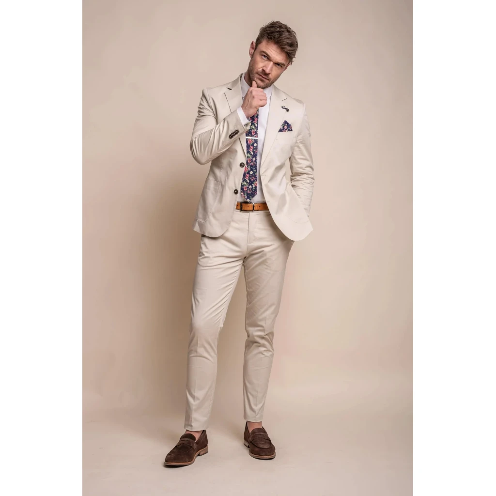 Cavani Mario 2pc Suit - Fawn - Formal Tailor
